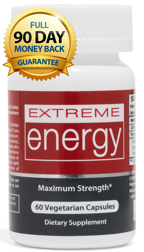 Extreme Energy – Maximum Strength Energy Pills – Herbal Nitro®