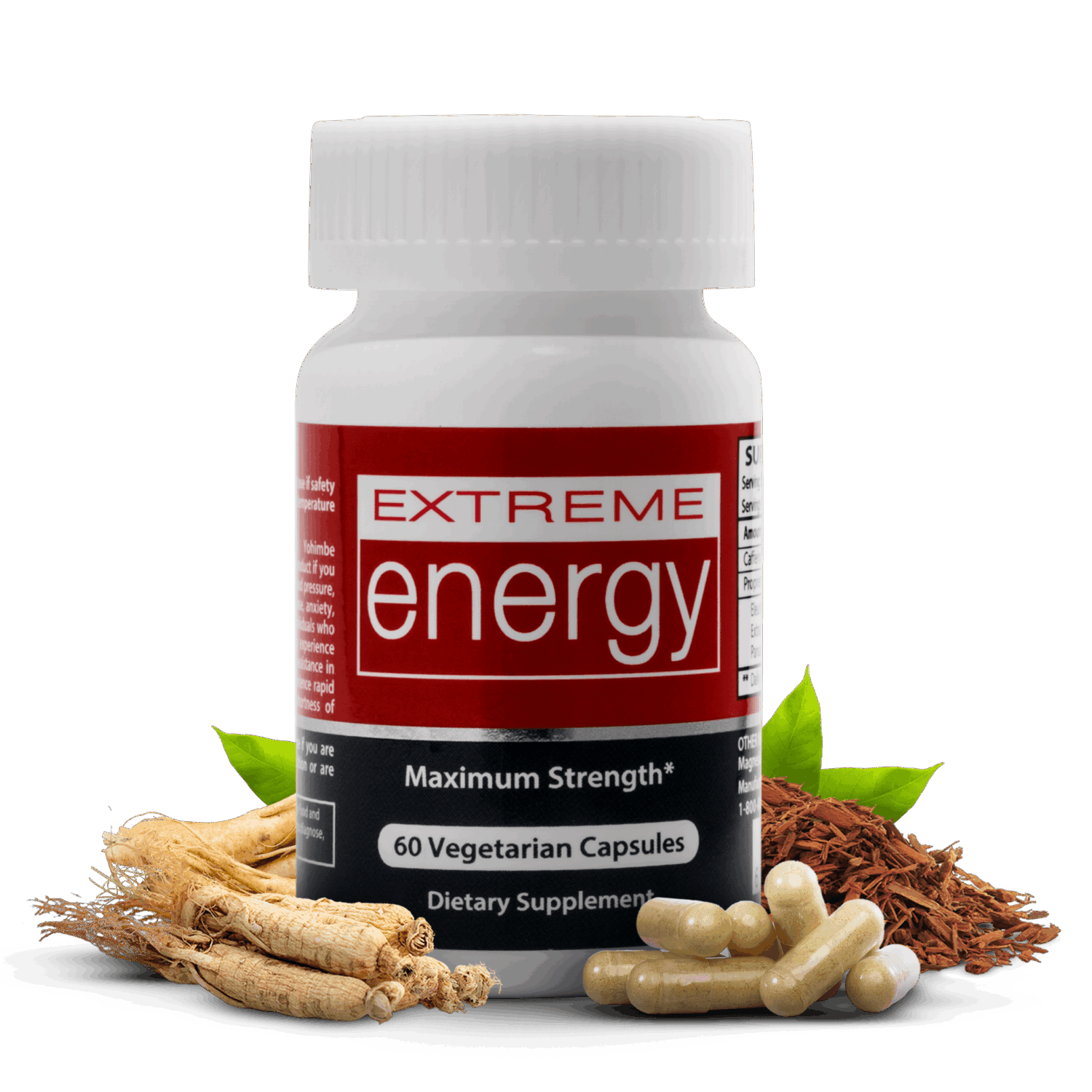 Herbal Nitro Extreme Energy – Powerful, All-Day Energy Pills