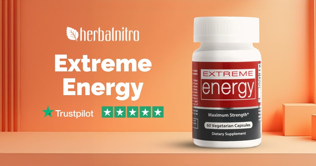 Herbal Nitro Extreme Energy – Powerful, All-Day Energy Pills